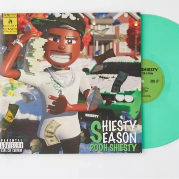 75 atlanti | Media | Pooh Shiesty Shiesty Season Green Color Vinyl Lp ...